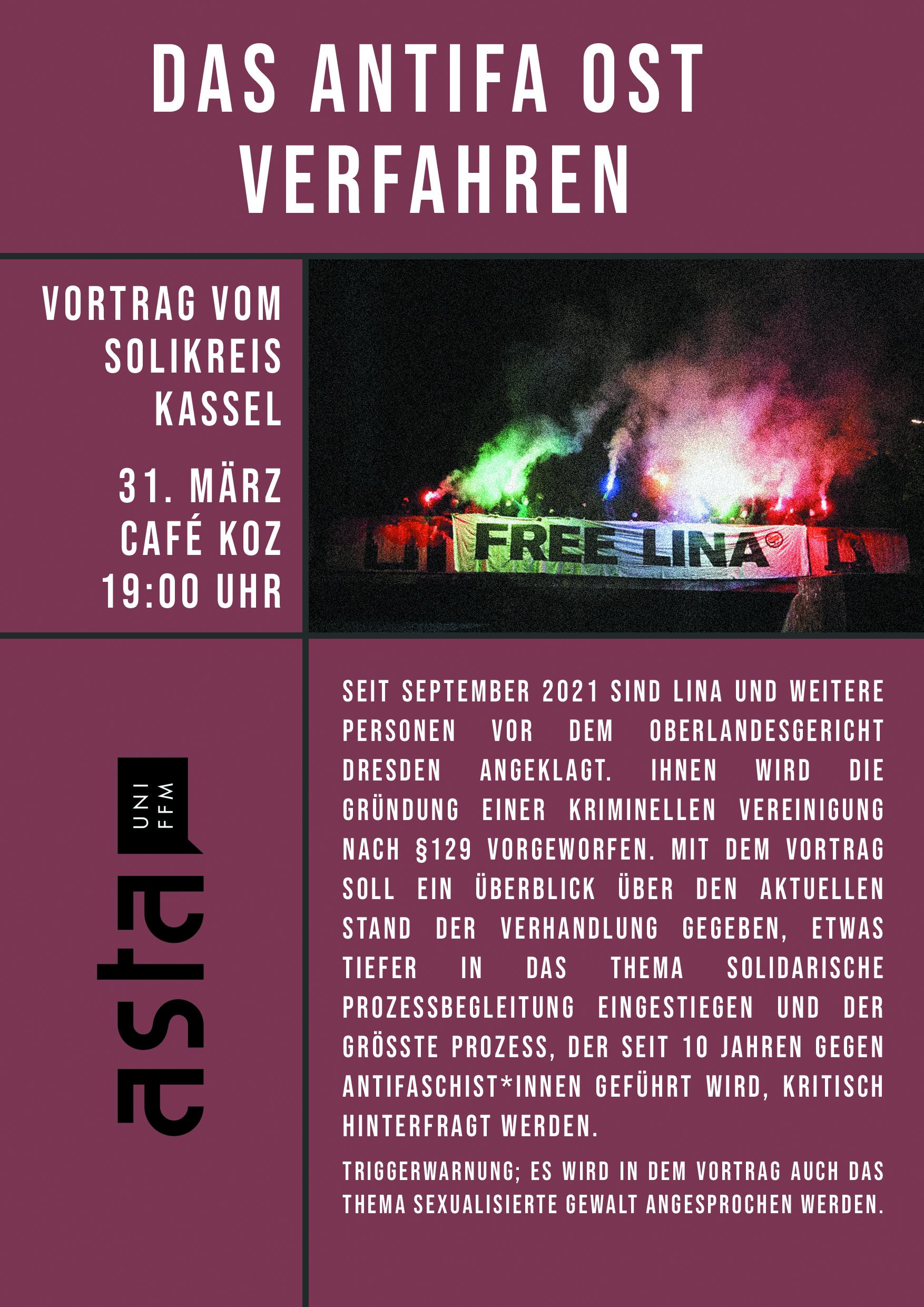 Mobi & Vortrag – das Antifa Ost Verfahren (Solikreis Kassel) | antifa ...